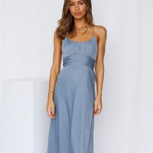 Hello Molly | Dresses | Hello Molly Blue Dress | Poshmark